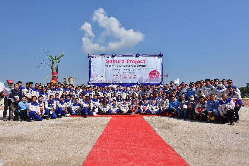 Sakura Project First Pile Driving Ceremony • GCME
