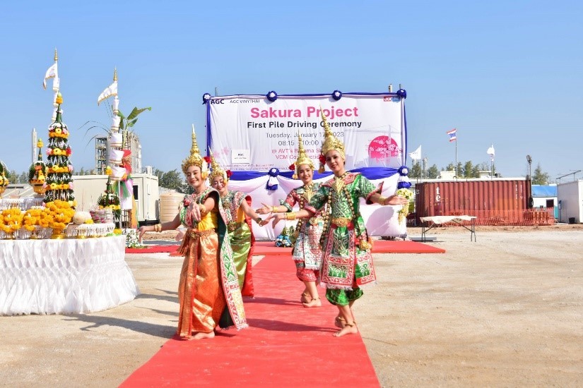 Sakura Project First Pile Driving Ceremony • GCME