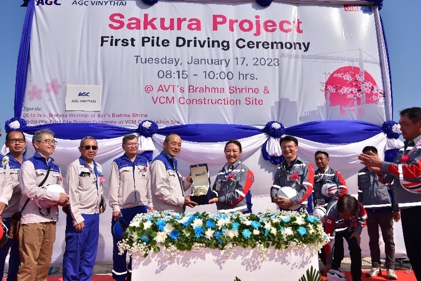 Sakura Project First Pile Driving Ceremony • GCME